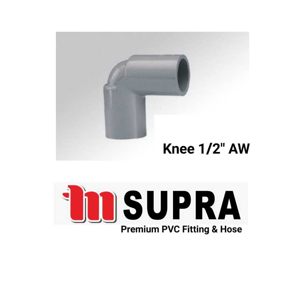 Jual Knee / Elbow / L PVC 1/2" AW | Shopee Indonesia