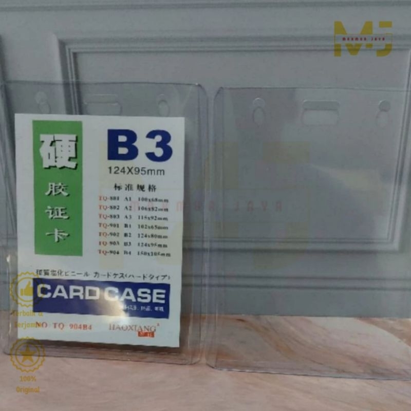 Jual 20pcs Card Case B3 Kartu ID Card Plastik Panitia Name Tag Plastik 126×95mm | Shopee Indonesia
