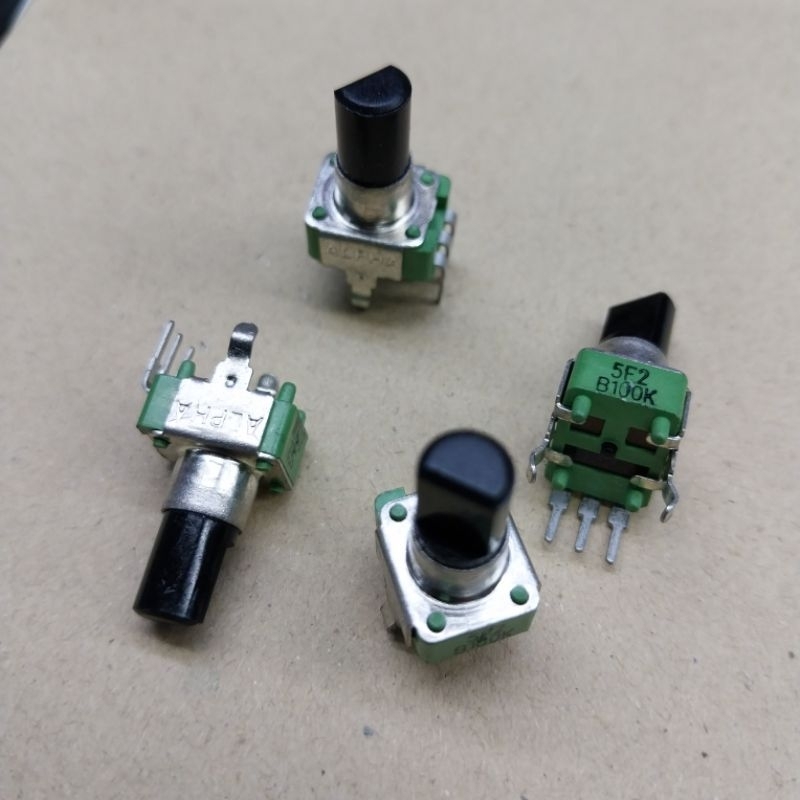 Jual Potensio 3 pin ALPHA B10K Mini As Pendek | Shopee Indonesia