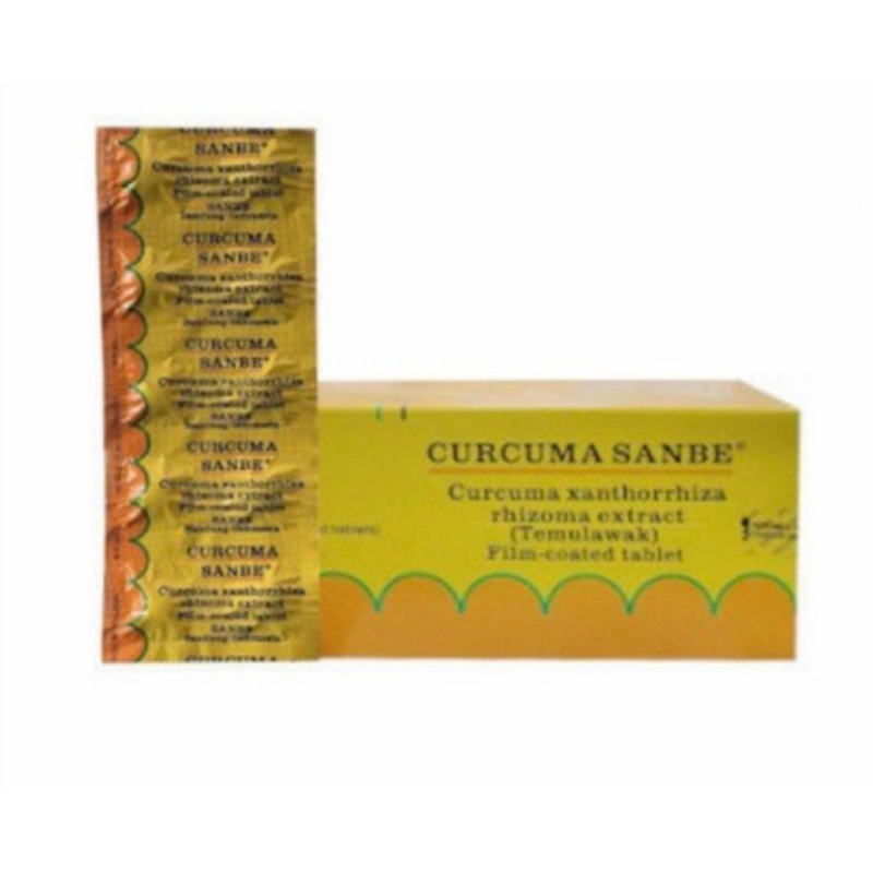 Jual CURCUMA SANBE PERSTRIP 10 tablet | Shopee Indonesia