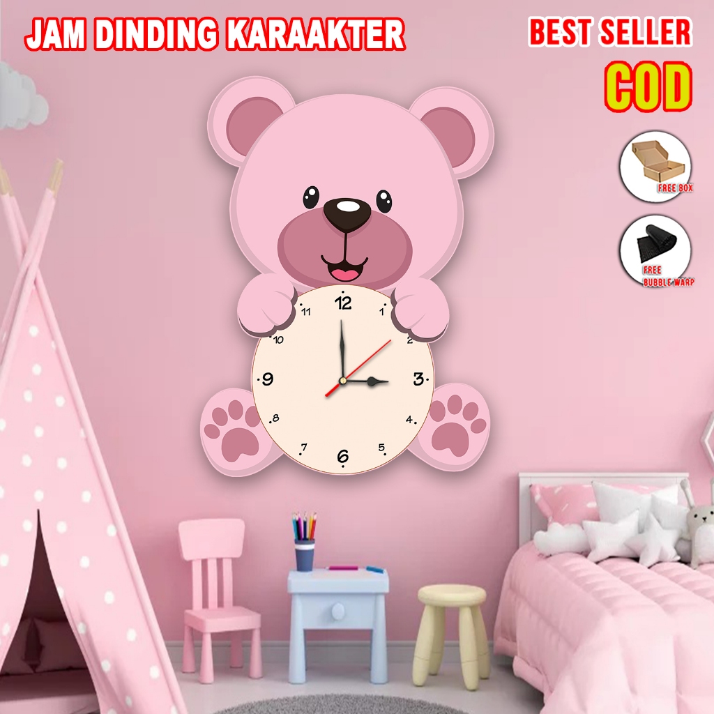 Jual JAM KARAKTER ANAK JAM DINDING KARAKTER | Shopee Indonesia