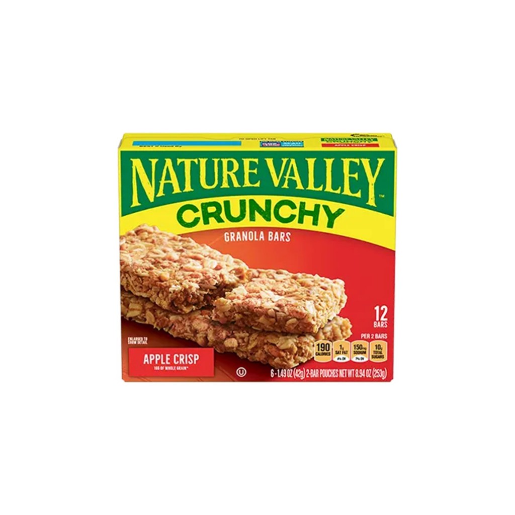 Jual Nature Valley Granola Bar Oats in Apple Crisp 253gr - 12 Bars ...