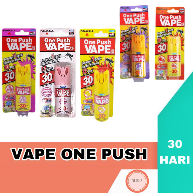 Jual One Push Obat nyamuk Vape 30 hari 1x semprot | Shopee Indonesia