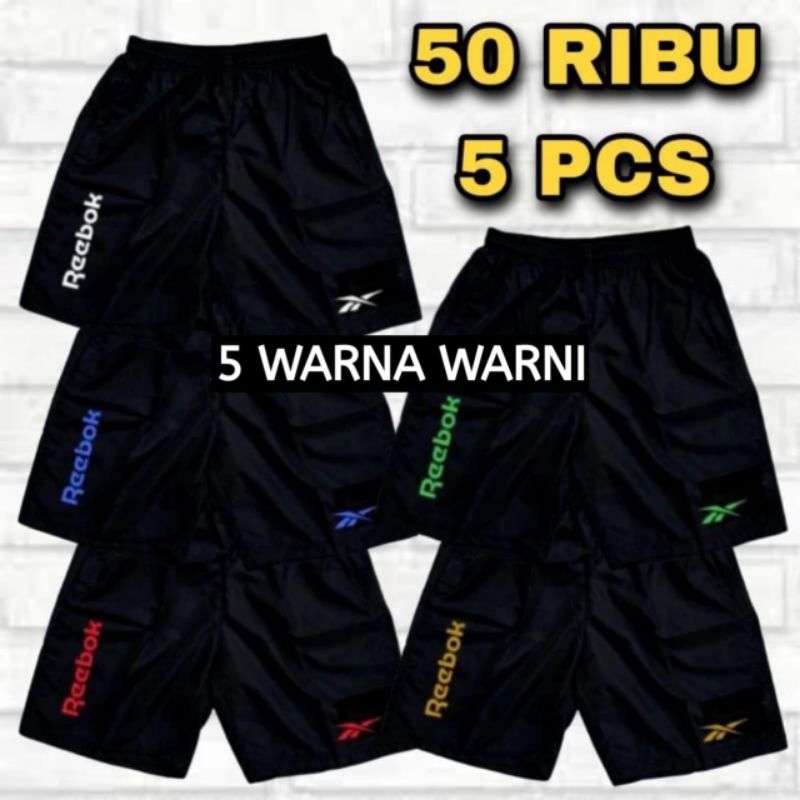 Jual OBRAL 50 RIBU DAPAT 5 PCS CELANA PENDEK OLAHRAGA TERBARU | Shopee ...