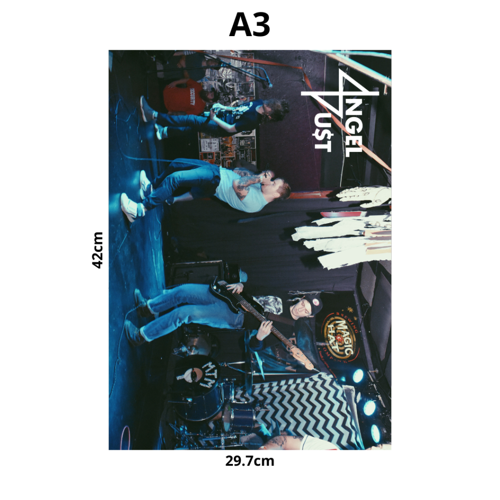 Jual Poster Band ANGEL DUST 2 (A3, A4, A5) | Shopee Indonesia