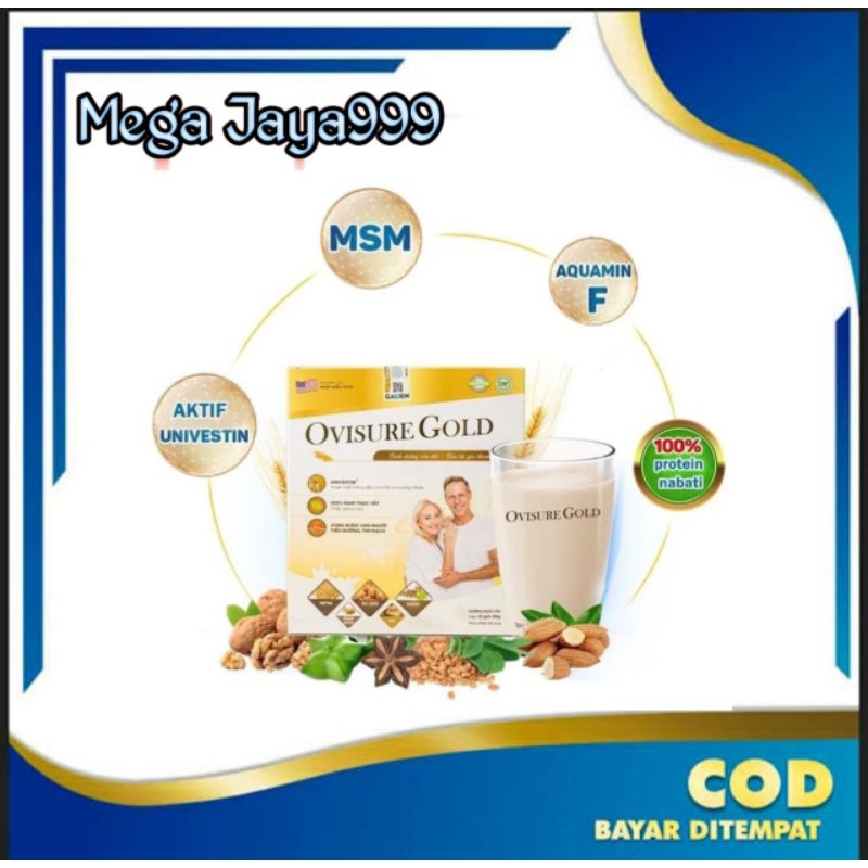 Jual MEGA JAYA99 - OVISURE GOLD 1 BOX MILK SUSU OBAT TULANG DAN SENDI ...