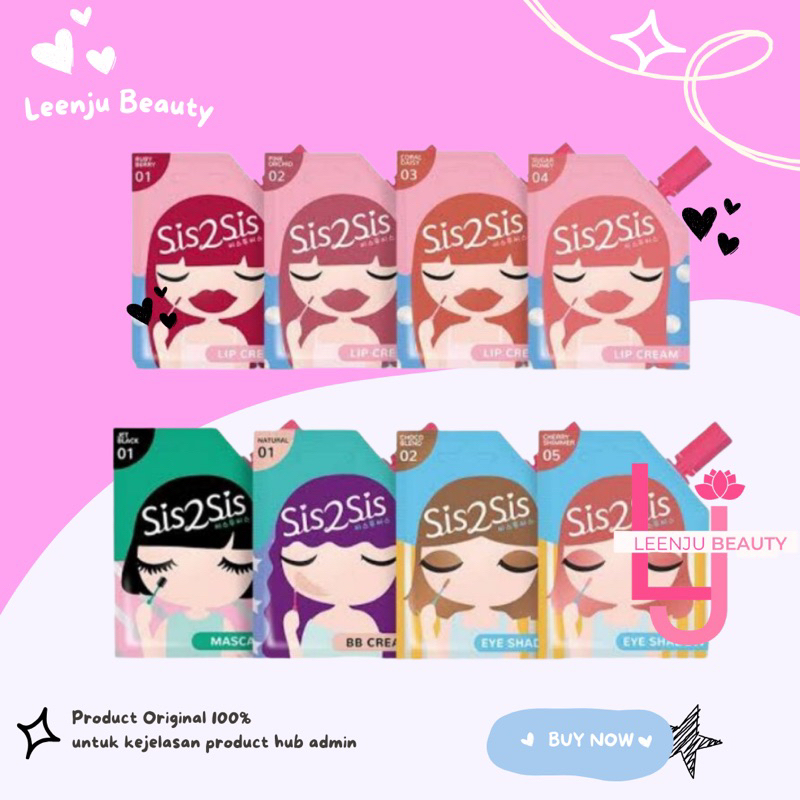Jual Sis2Sis Lip Cream Netto 2ml | Shopee Indonesia