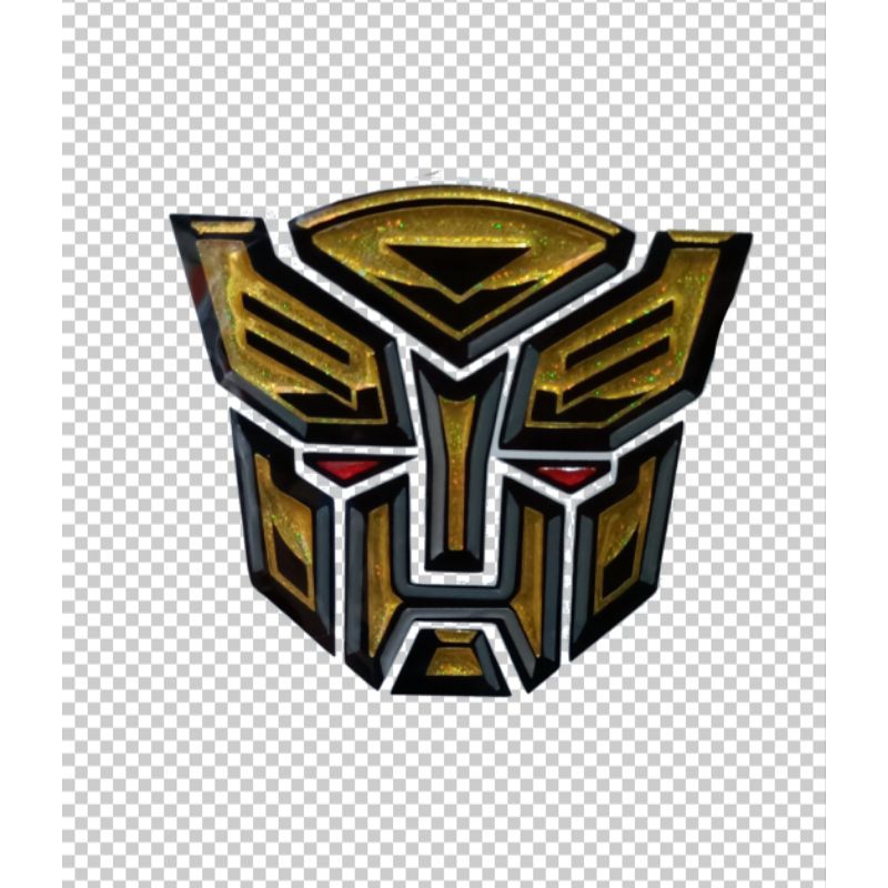 Jual Stiker motor timbul Transformer gold | Shopee Indonesia