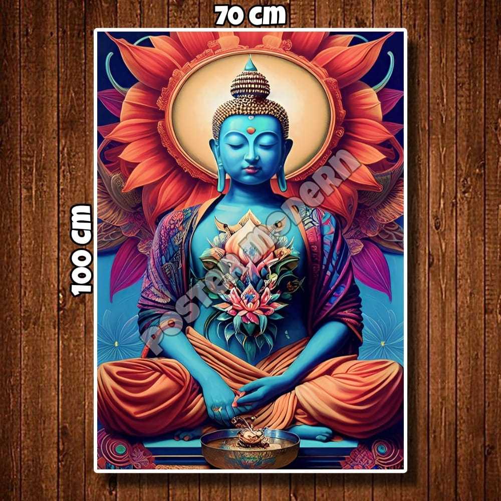 Jual Hiasan Dinding Poster Buddha Art Ukuran Jumbo Code23 / Hiasan ...