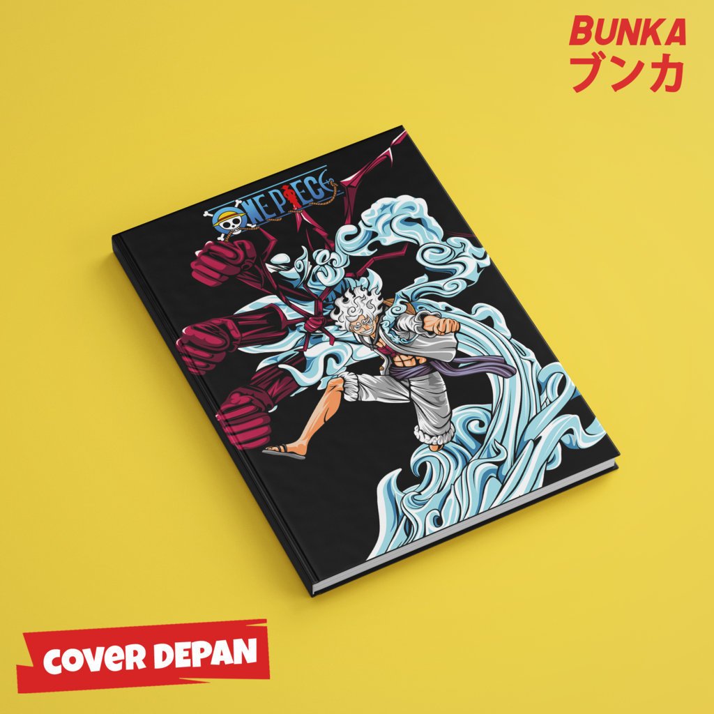 Jual Note Book Aesthetic Anime One Piece Monkey d Luffy Gear 5 Design ...