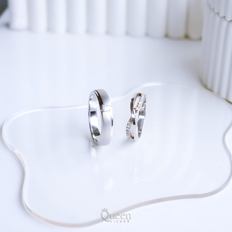 Jual CINCIN KAWIN NIKAH WEDDING RING SILVER PERAK 925 FREE UKIR NAMA ...