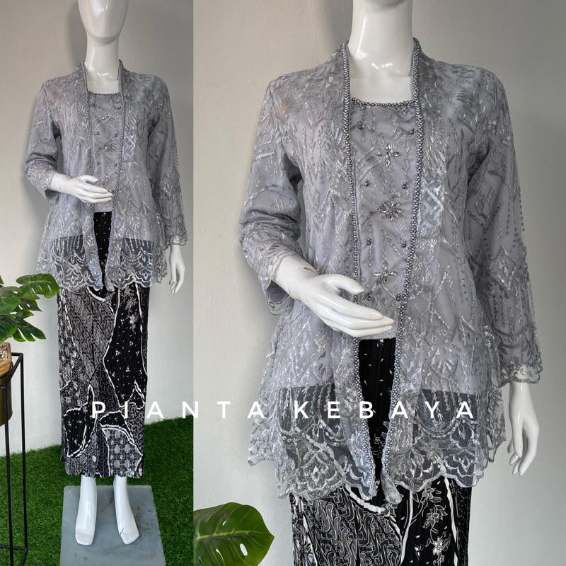 Jual Kebaya Kutubaru Tille Bordir Premium Part 2 | Kebaya Kutubaru Payet | Kebaya Modern Wisuda ...