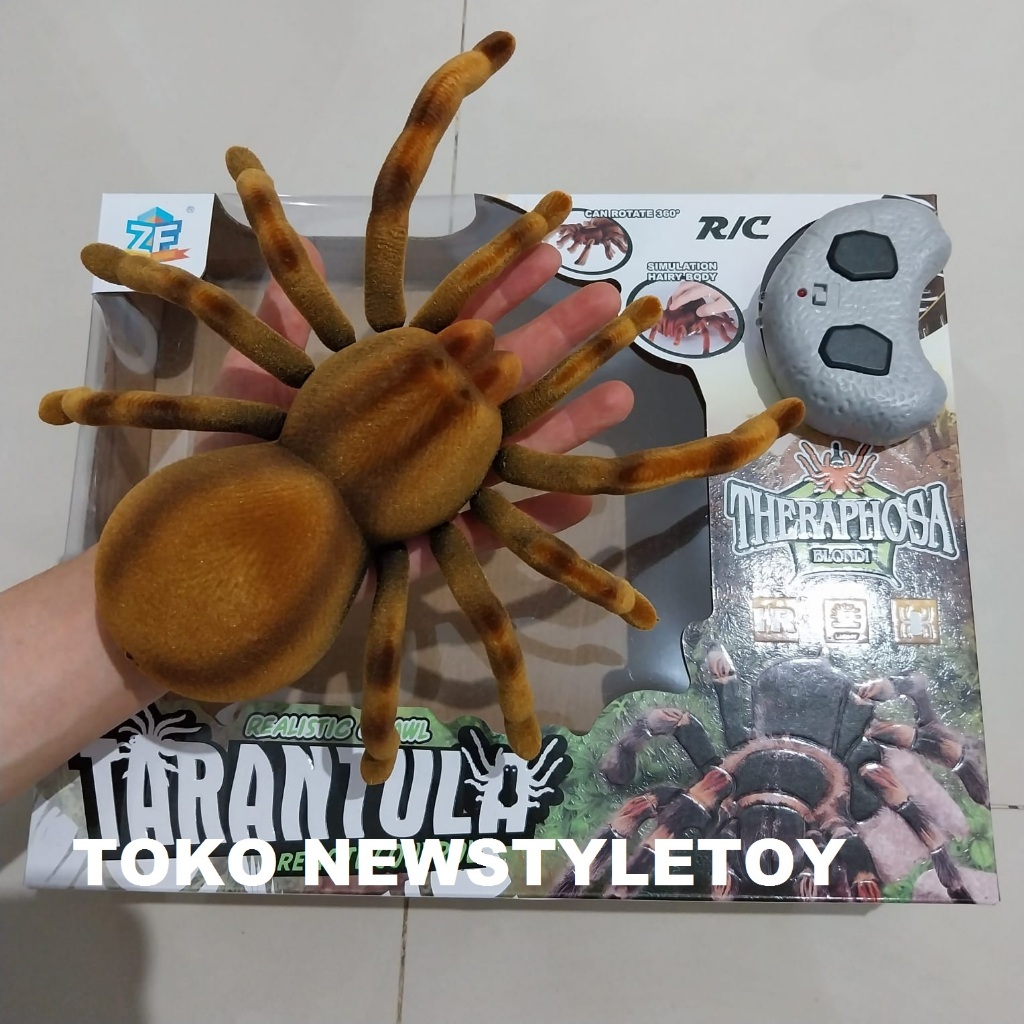 Jual Laba laba remote Kontrol Mainan anak Prank Laba laba jumbo super ...