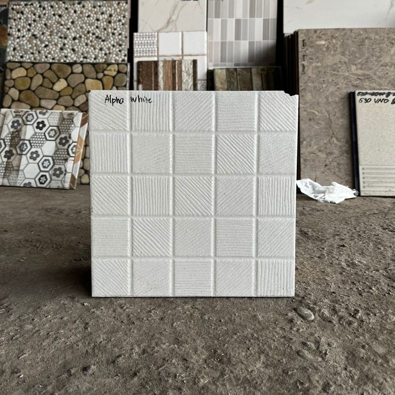Jual Keramik ASIA 25x25 ALPHA WHITE | Shopee Indonesia