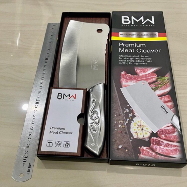 Jual Pisau dapur daging sayur ss gg besi lebar besar pisau golok ...