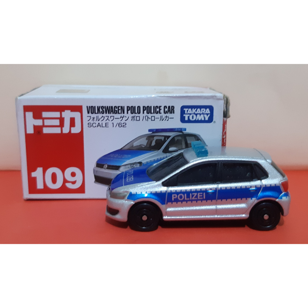 Jual Takara Tomy Tomica 109 Volkswagen Polo Police Car | Shopee Indonesia