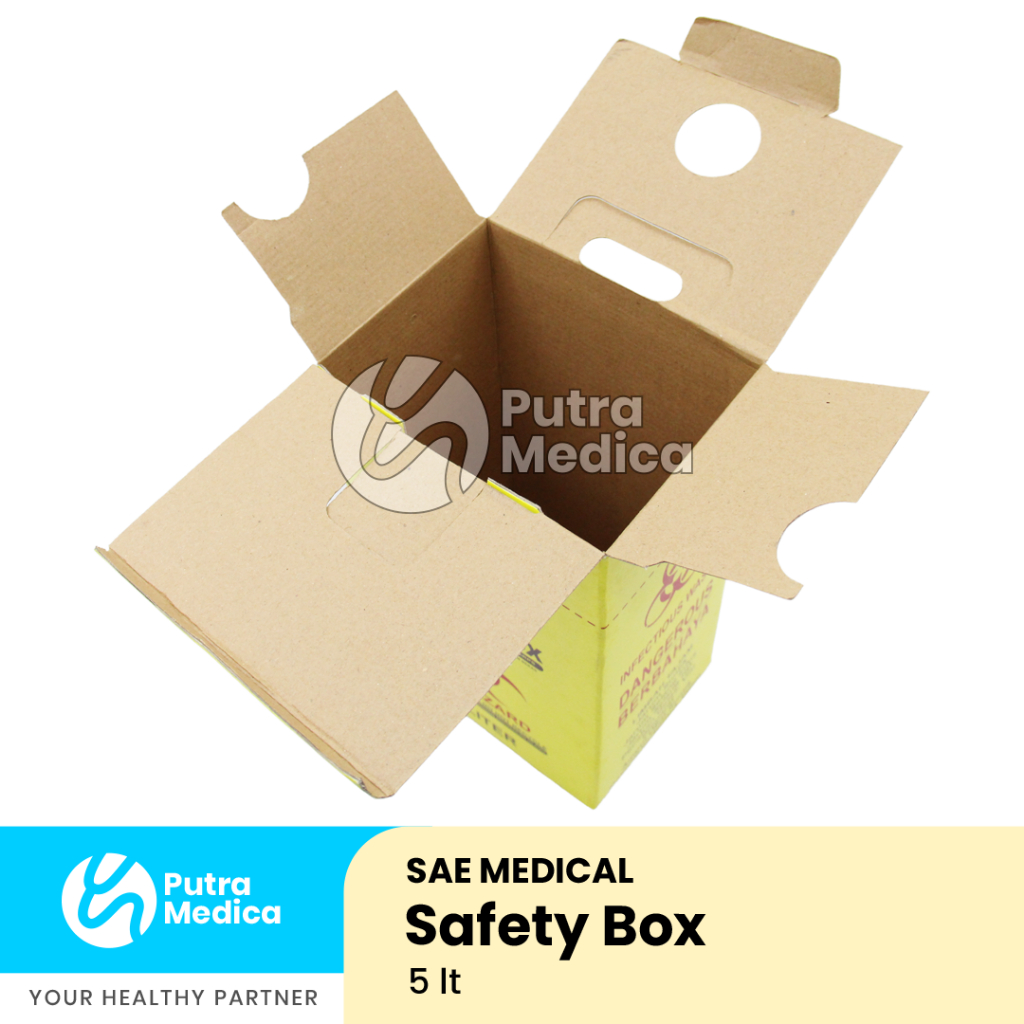 Jual Safety Box 5 Liter [Kuning] - 1pc / Kardus Sampah Khusus Benda ...