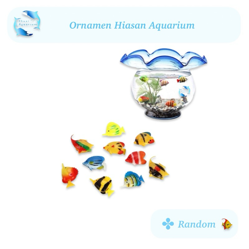 Jual Mainan ikan plastik hiasan aquarium aquascape | Shopee Indonesia
