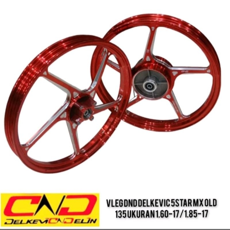 Jual VELG RACING DELKEVIC DND MOTIF AK55 MOTOR JUPITER Z/MX OLD/FIZ R ...