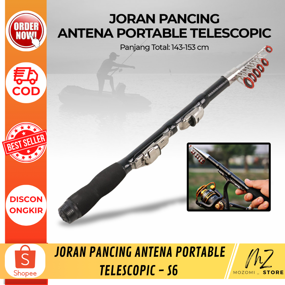 Jual Joran Pancing Antena Portable Telescopic / aksesoris memancing ...