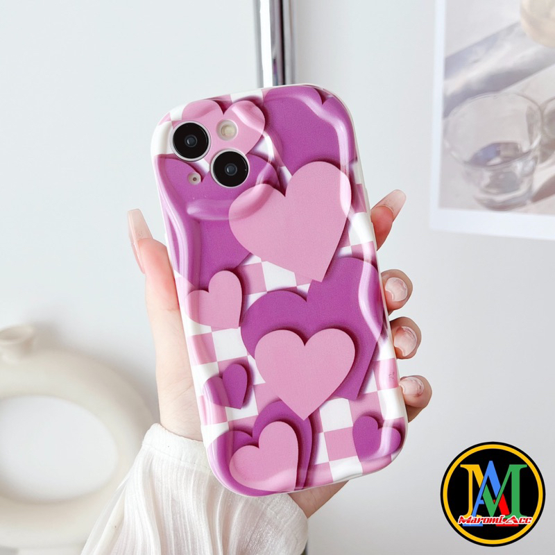 Jual M028 SOFT CASE CUTE GLOSSY LOVE LILAC HATI SAMSUNG A12 M12 A13 LITE A14 5G A11 M11 A50 A50S ...