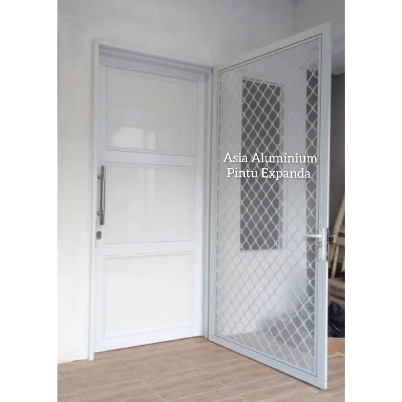 Jual pintu Expanda aluminium kawat nyamuk 200 x 80 | Shopee Indonesia