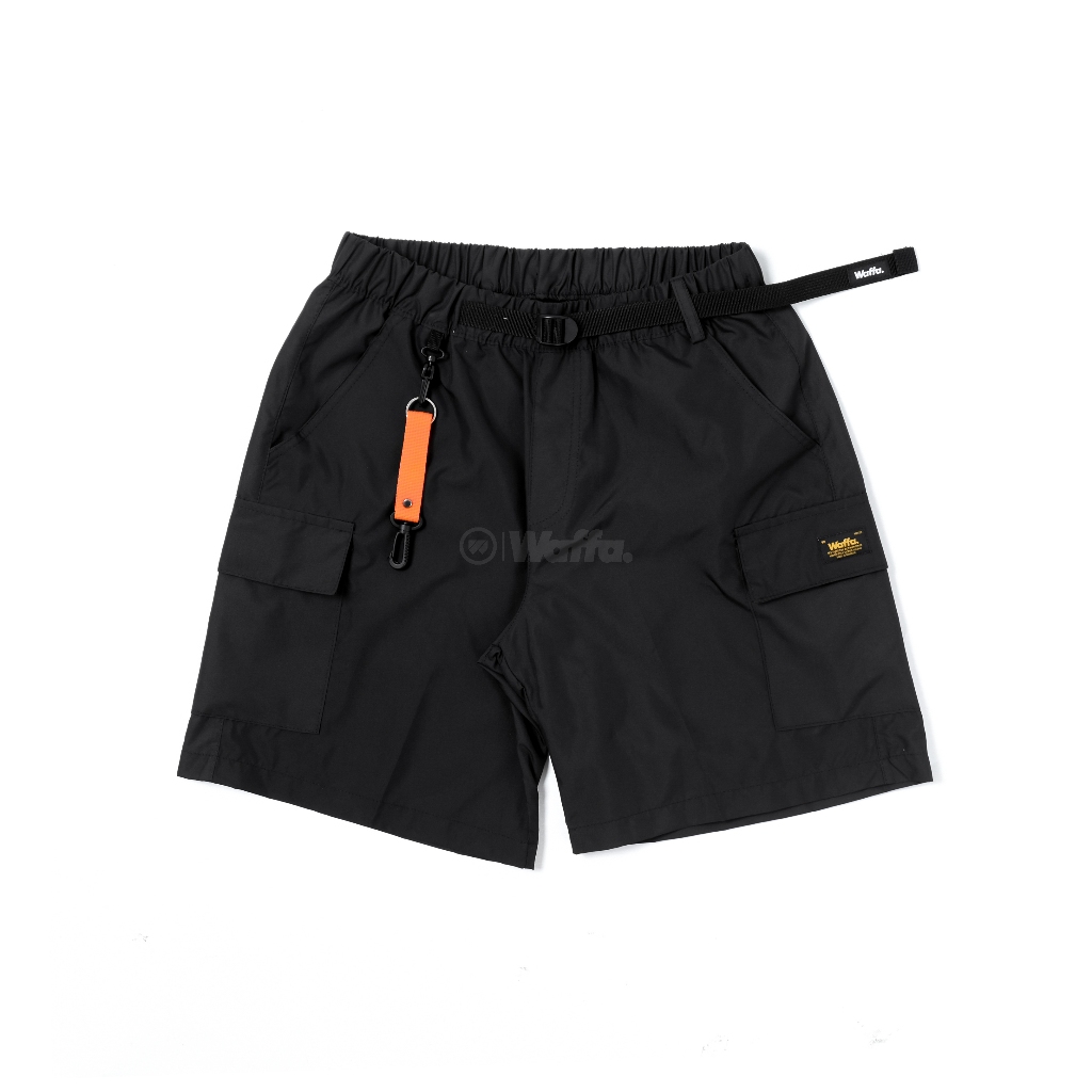 Jual Boardshort Cargo Basic Waffa Black | Shopee Indonesia