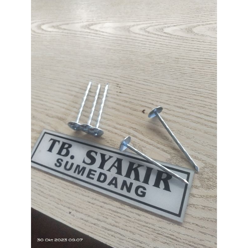 Jual PAKU PAYUNG,PAKU ASBES UK PANJANG 7 CM, ISI 1/2 KG. | Shopee Indonesia