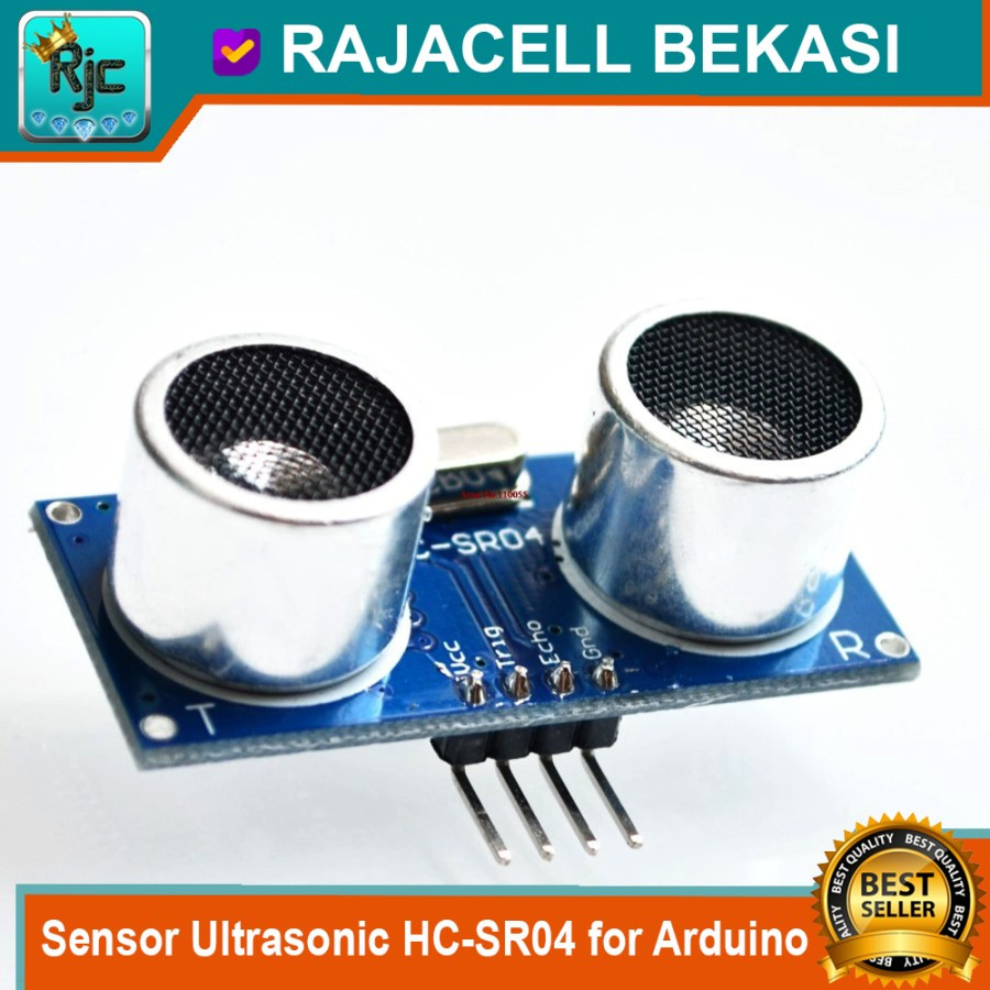 Jual Sensor Ultrasonic HC-SR04 Sensor Jarak SR04 for Arduino | Shopee ...