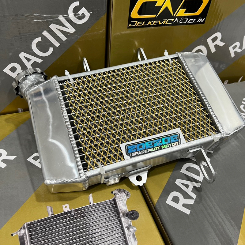Jual RADIATOR DELKEVIC DND ORIGINAL MX NEW STRAIGHT ALUMINIUM PENDINGIN ...