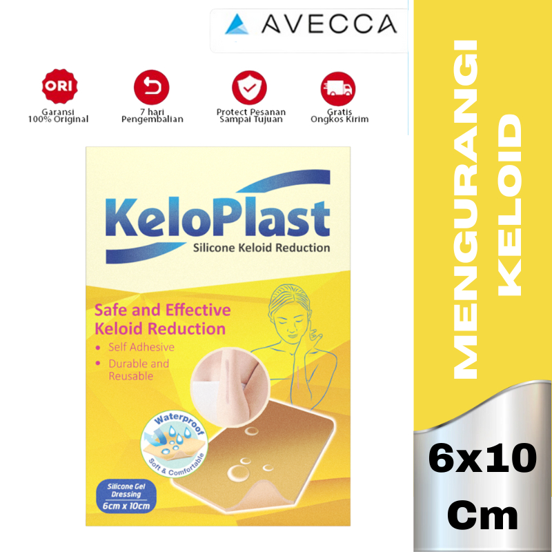 Jual Keloplast Silicon Keloid Reduction Waterproof ukuran 6 x 10 Cm ...