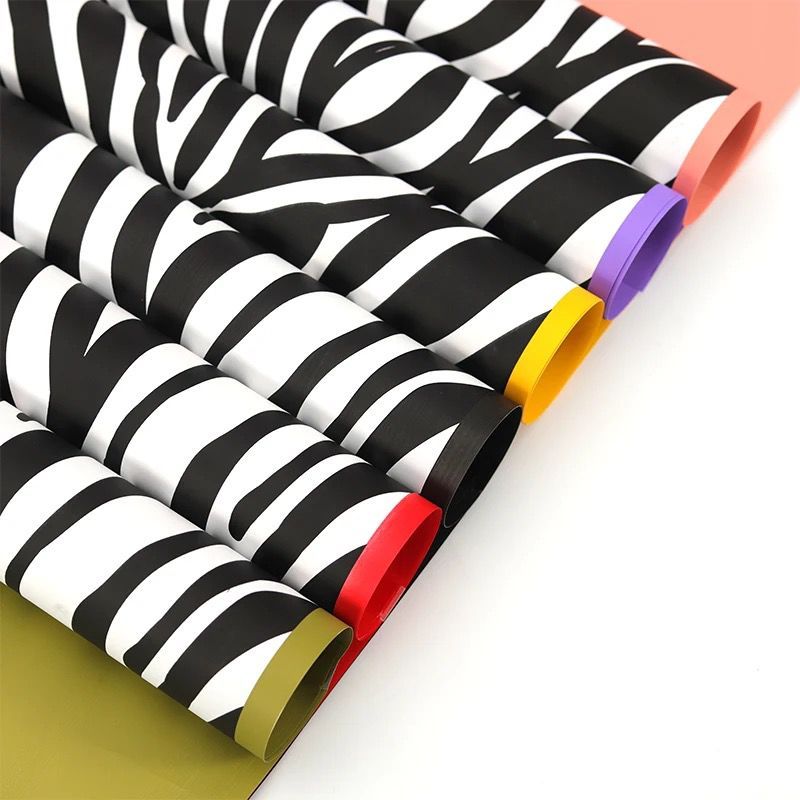 Jual (ECER) ZEBRA CUTE ANIMAL MOTIF CELLOPHANEFLOWER WRAPPING CUTE ...