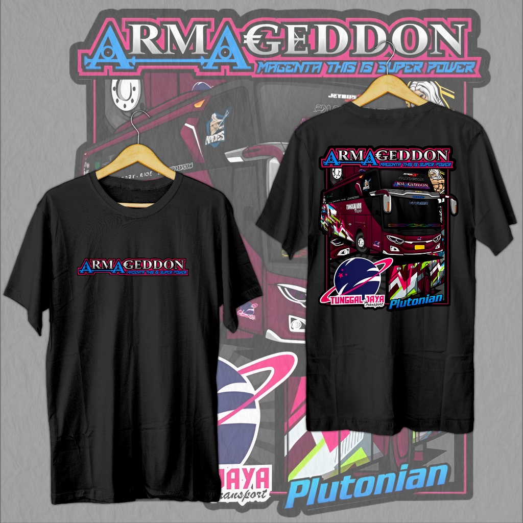 Jual KAOS BISMANIA ARMAGEDDON TUNGGAL JAYA SPECIAL EDITION KAOS BUS ...