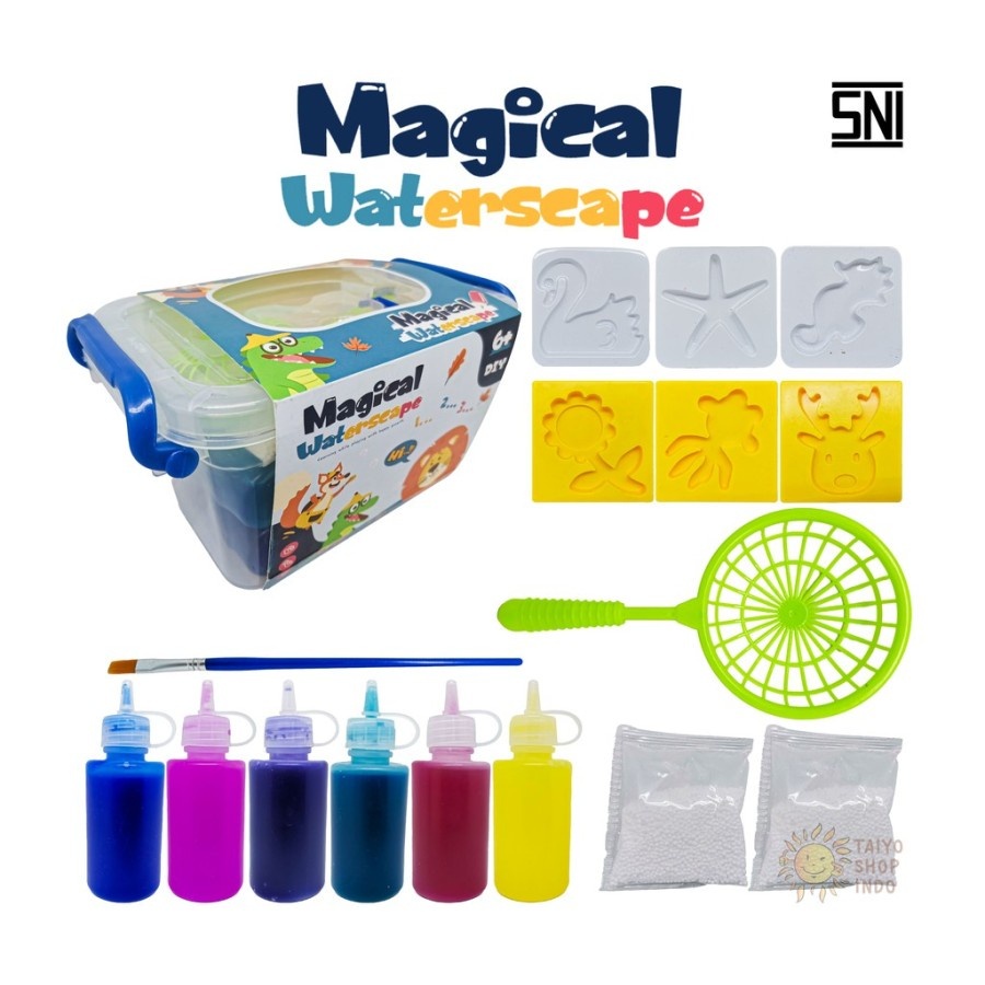 Jual Water Magic Jelly Magical Waterscape Mainan Edukasi DIY Kreatif ...