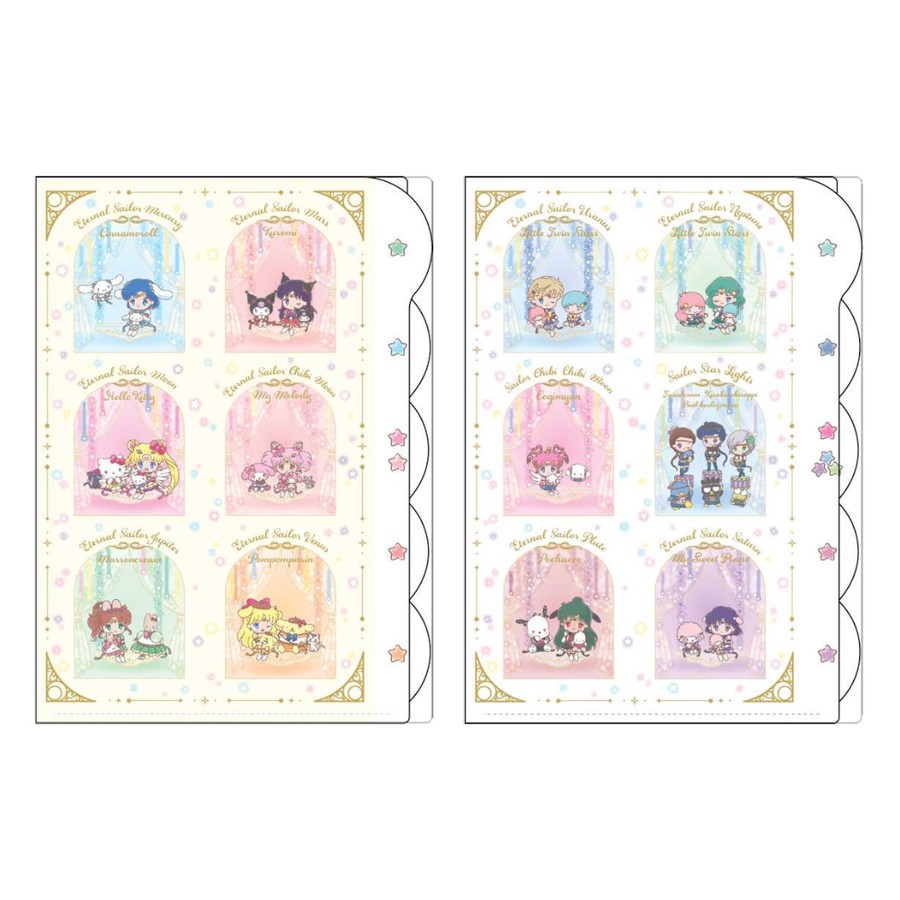 Jual Index File A4 Sailor Moon x Sanrio Map Dokumen Kertas Limited ...