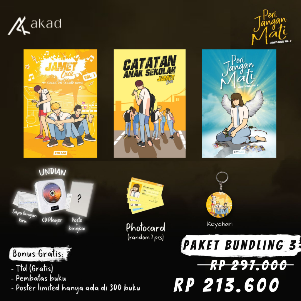 Jual Novel Peri Jangan Mati (Jamet Circle Vol 1&2) by Ehlija - Akad ...