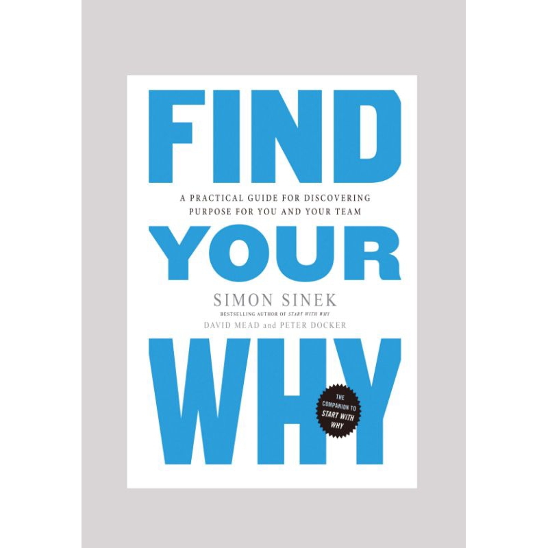 Jual Buku Find Your Why - Simon Sinek (English) | Shopee Indonesia