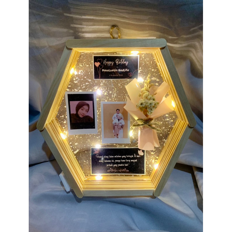 Jual Hexagon frame/kado unik | Shopee Indonesia