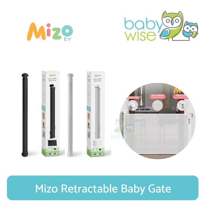 Jual Mizo Retractable Baby Gate - Pagar Pengaman Anak Bayi | Shopee ...