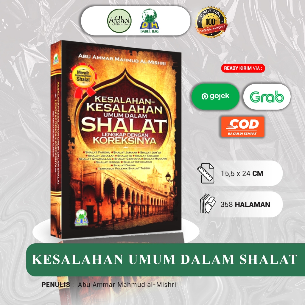 Jual Kesalahan Kesalahan Umum Dalam Shalat Lengkap Dengan Koreksinya - Abu Ammar Mahmud al ...