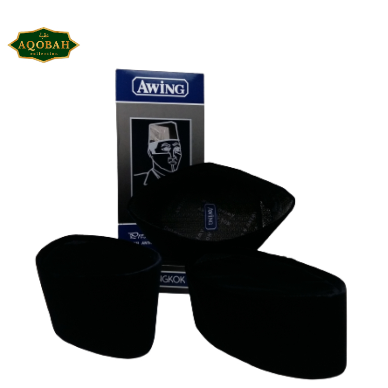 Jual Songkok AWING AC hitam Pria Dewasa | Shopee Indonesia