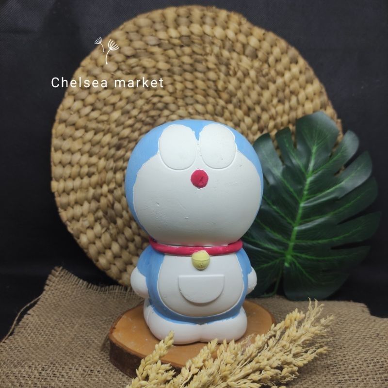 Jual patung gypsum celengan doraemon | Shopee Indonesia