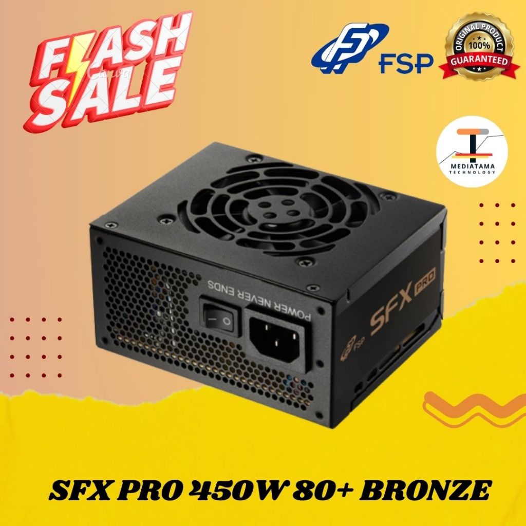 Jual FSP Power Supply SFX PRO 450W 80+ BRONZE - psu fsp sfx pro 450w 80 ...