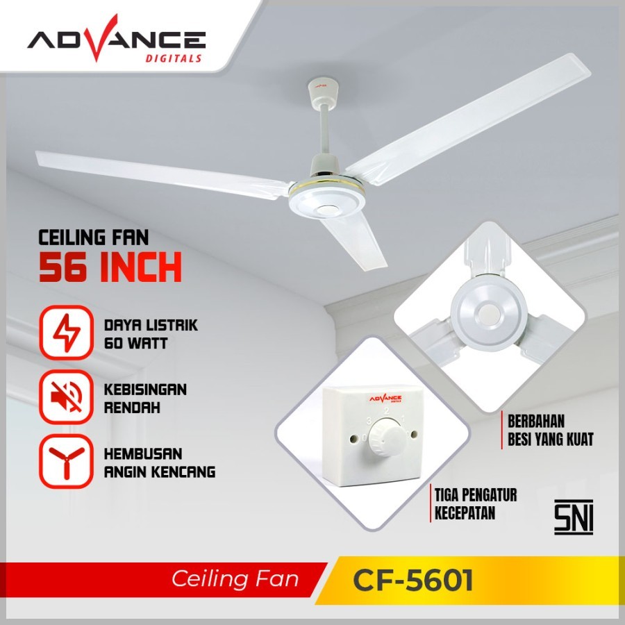 Jual Kipas Angin Plafon ADVANCE CF-5601/5602 Ceiling fan Baling-Baling ...