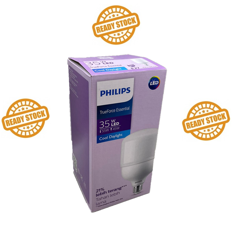 Jual Lampu Philips LED Trueforce Ess 35W Putih Essential 35 W Watt Garansi Original SNI | Shopee ...