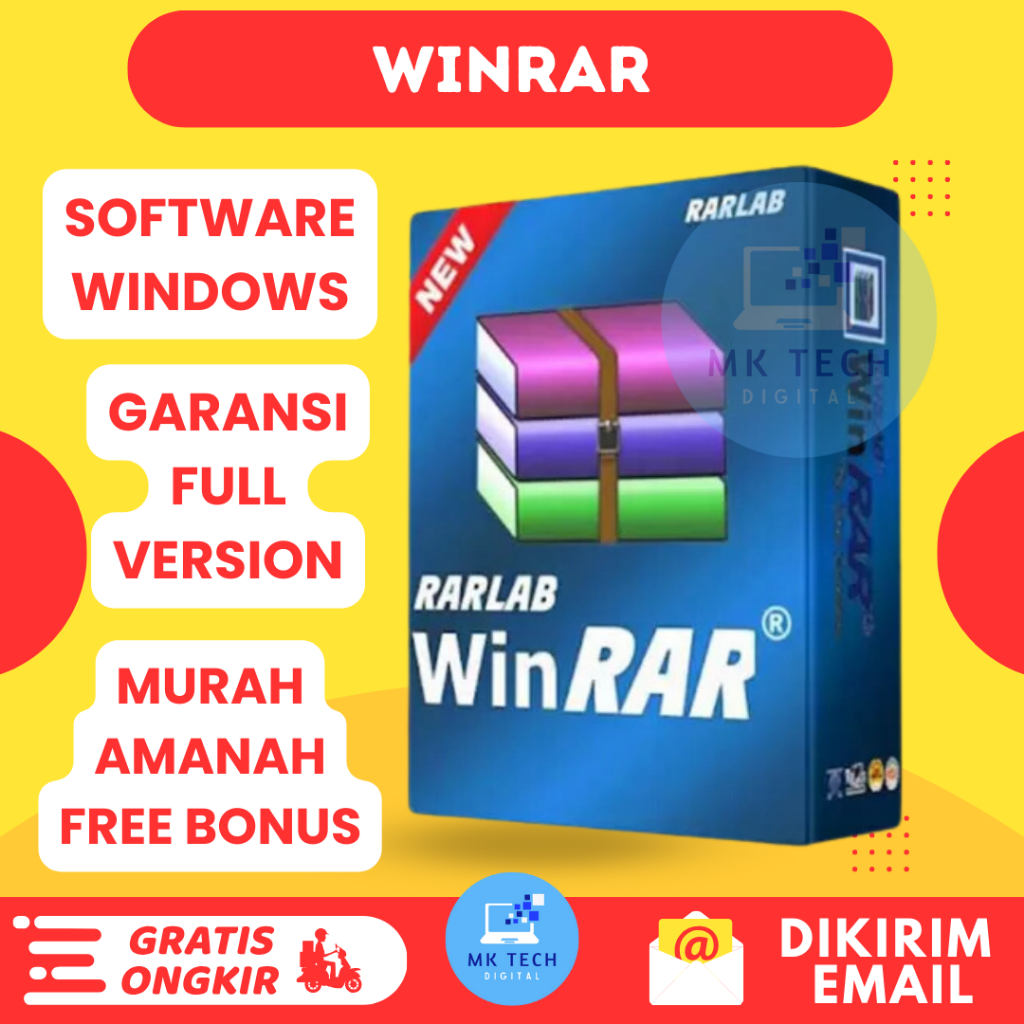 Jual Aplikasi WINRAR - FULL VERSION Software PC Laptop - Garansi ...