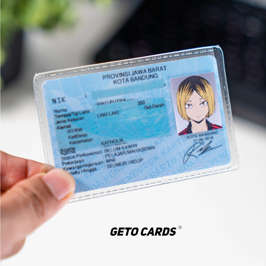 Jual Sampul Pelindung Kartu Anti Gores Untuk KTP ID CARD Design Anime ...
