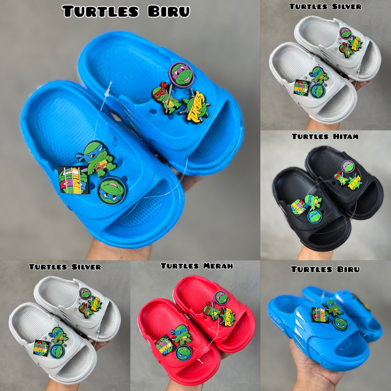 Jual SANDAL ANAK TURTLE KURA KURA NINJA COWOK VIRAL LUCU | Shopee Indonesia