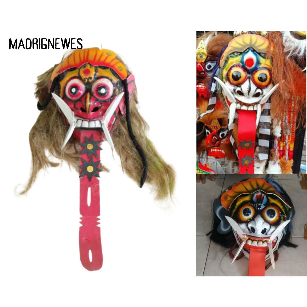 Jual Topeng Leak Bali Topeng Monster Rangda Bali Lidah Panjang | Shopee ...