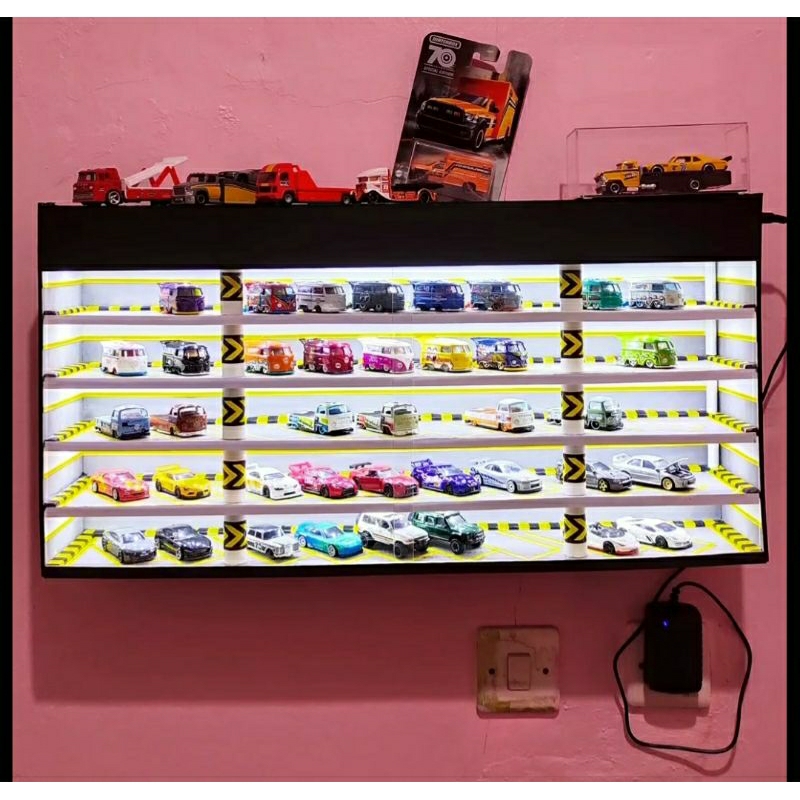 Jual Rak HotWheels / Rak HotWheels Diecast Led / Rak Display Diecast ...